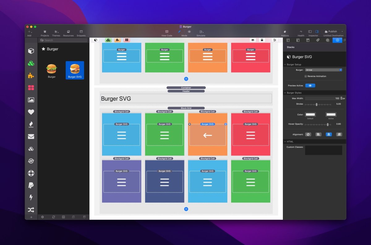Burger Stacks Addon by Weaver's Space