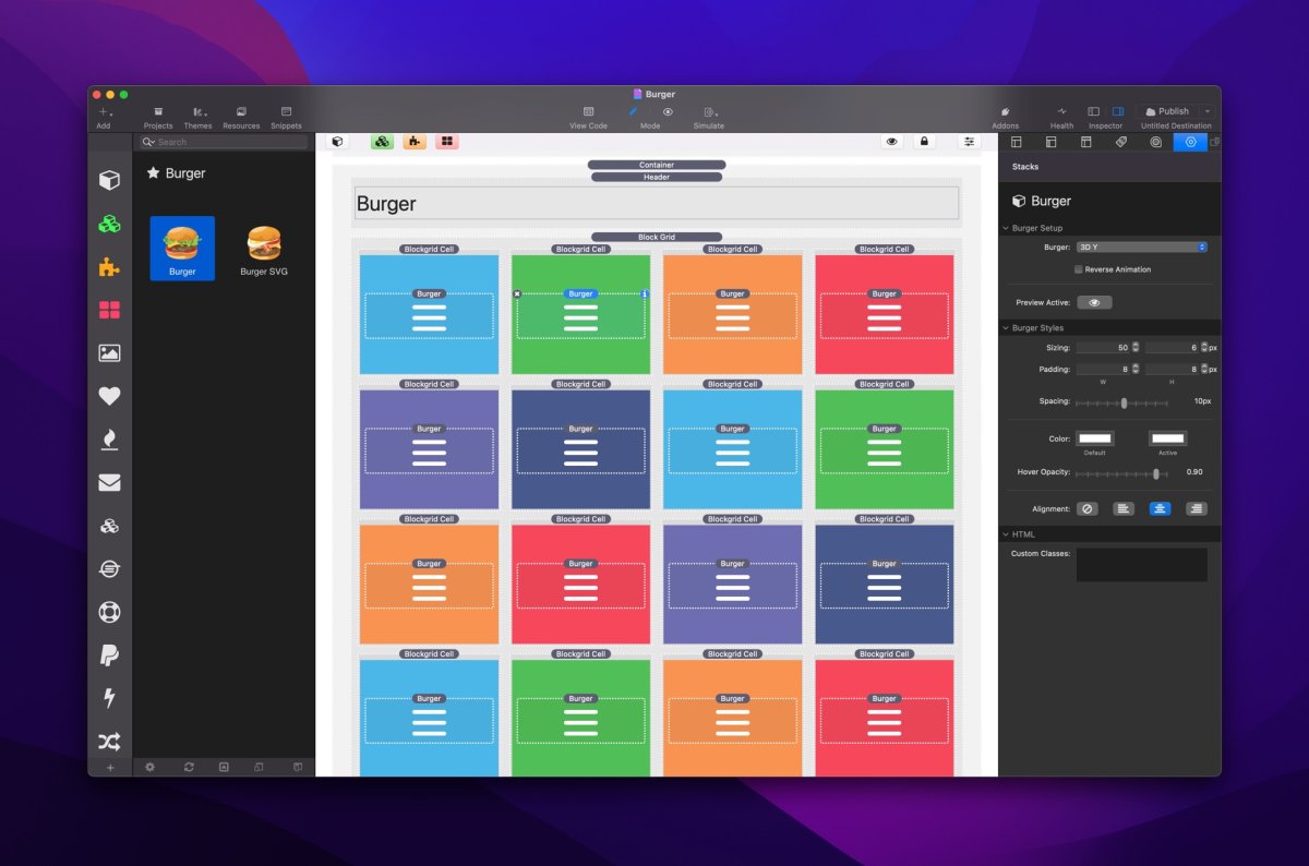 Burger Stacks Addon by Weaver's Space