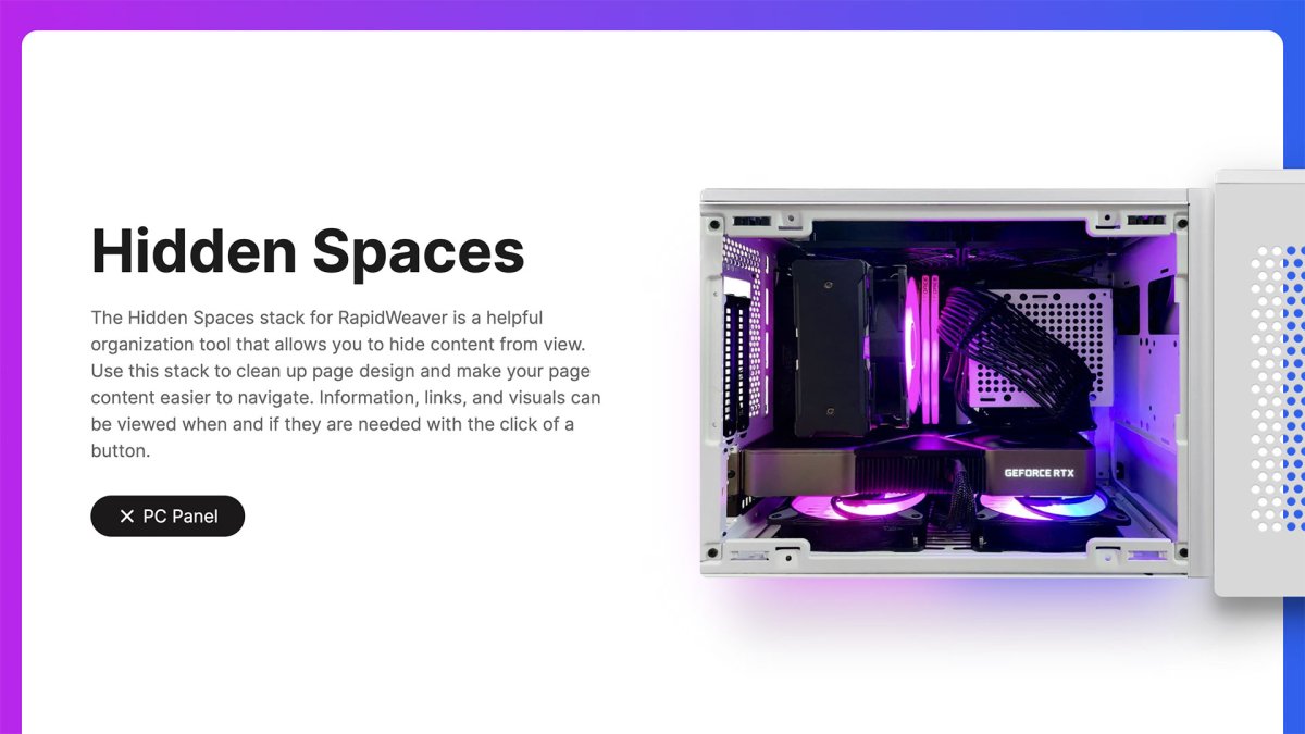 Hidden Spaces Stacks Addon by One Little Designer