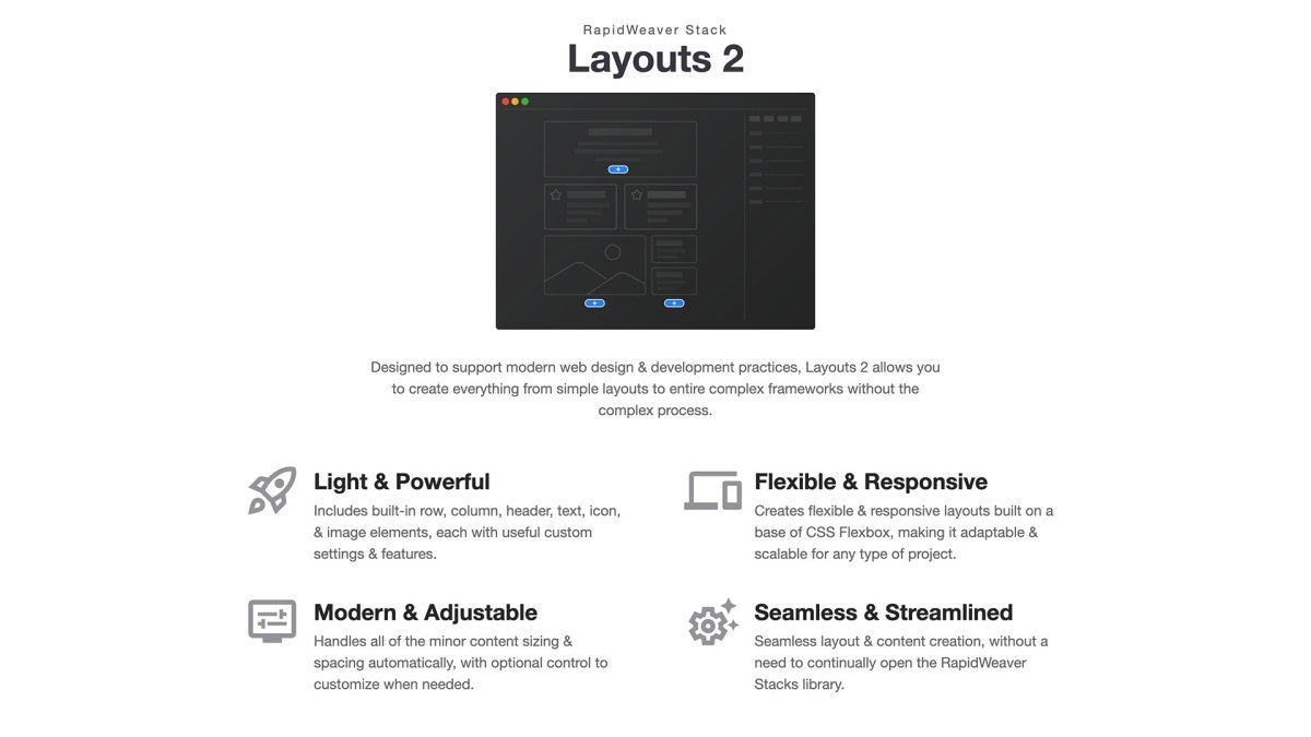 Layouts 2 Stacks Addon by One Little Designer