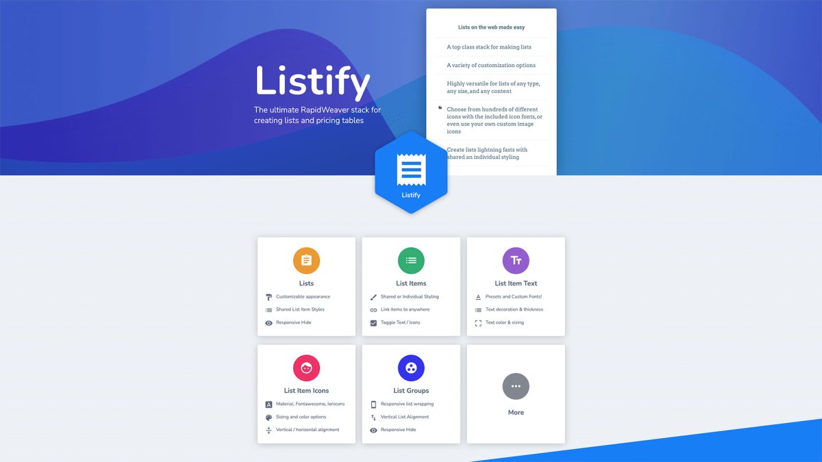 Listify Stacks Addon by One Little Designer