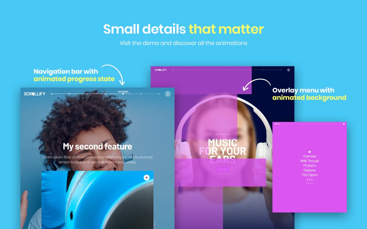 Scrollify Stacks Addon by RW Pro Space